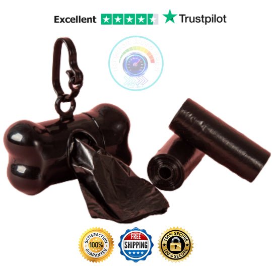 Dog Waste Bag Dispenser, Portable Poo Bag Carrier with 40x bags – IA Tech